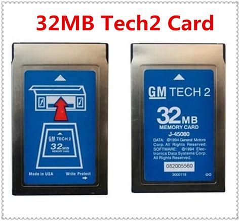 Newly Arrived GM Tech2 Card With 6 Software 32MB Card For GM Tech2 Diagnostic Tool GM Tech 2