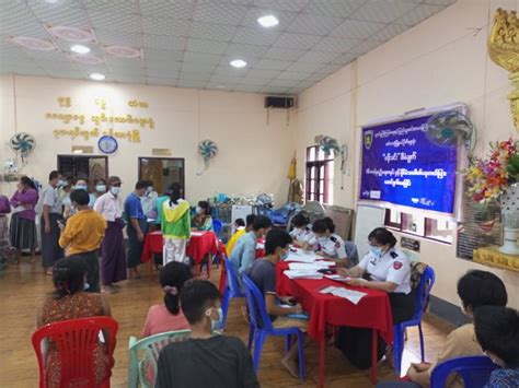 မင်္ဂလာဒုံမြို့နယ်တွင် ပန်းခင်းစီမံချက်ဖြင့် နိုင်ငံသားစိစစ်ရေးကတ်ပြားမ