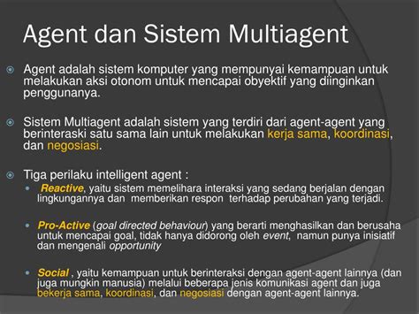 PPT PENGEMBANGAN Sistem Multiagent Pada Wireless Sensor Network PowerPoint Presentation ID