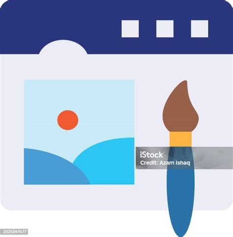 Desain Ikon Vektor Program Karya Seni Digital Simbol Webdesign And