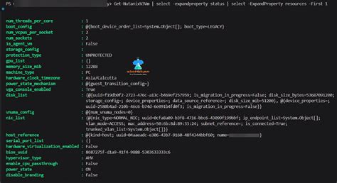 get nutanix virtual machine details using powershell vgeek tales
