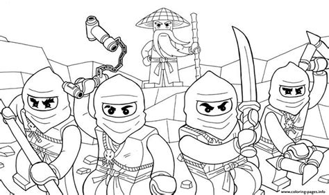 Awesome Ninjago S E Coloring Page Printable