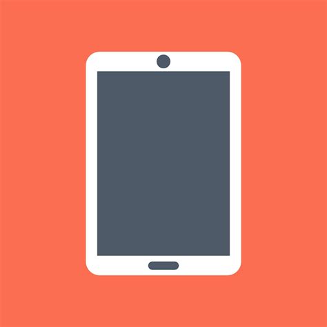 premium vector tablet icon design vector template