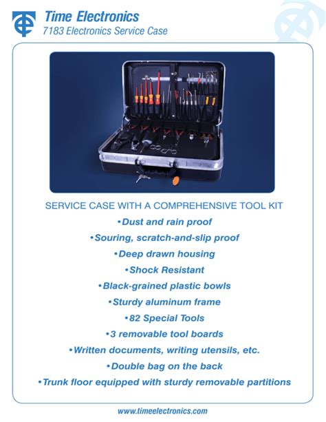 Data Sheet Time Electronics