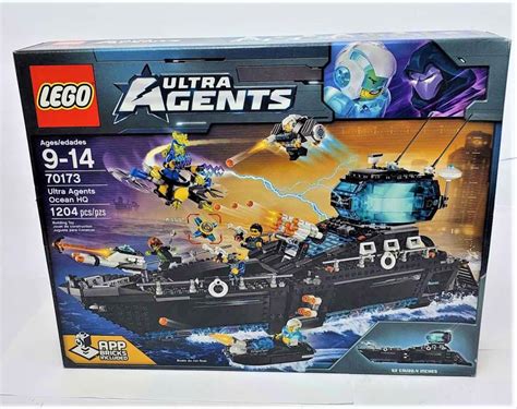 Lot Lego Ultra Agents 70173 Ultra Agents Ocean Hq In Original Packaging 2015