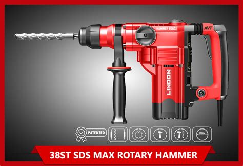 38st Corded 3 Functions Avt Sds Max Rotary Hammer Drill