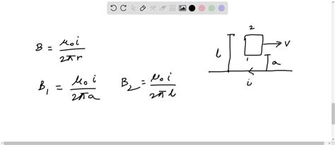 solved a conducting bar moves with velocity v near a long wire