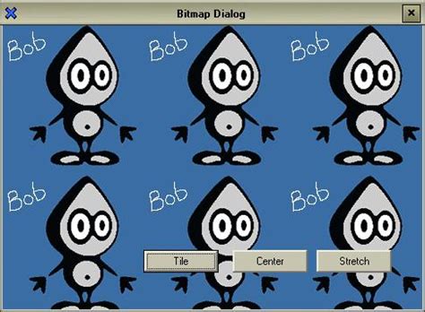 Tile Center And Stretch A Bitmap As Your MFC Dialog Background VC Article