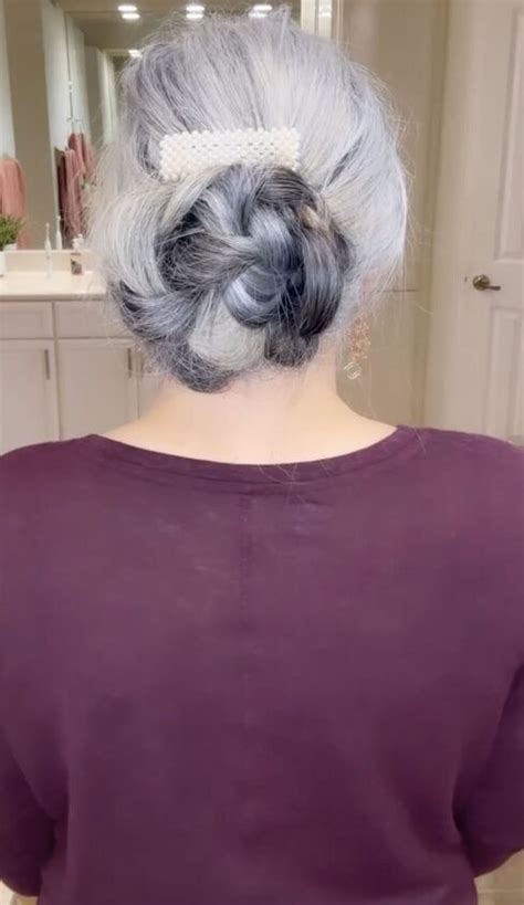 Easy Hack To Get The Braided Bun Look Upstyle