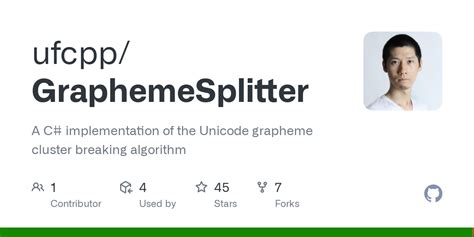 Github Ufcppgraphemesplitter A C Implementation Of The Unicode