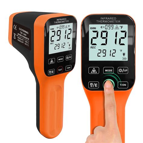 Goyerrnes Pyrometer 30 1 Industrial Infrared Thermometer Gun 58℉~2912℉ High Temp Waterproof