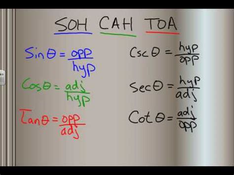 Copy Of Chapter 4 1 Right Triangle Trig Functions Lessons Blendspace