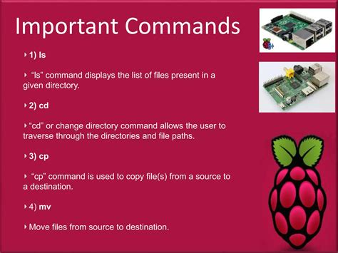 Raspberry Pi Introduction PPTX Operating Systems Computer Software And Applications