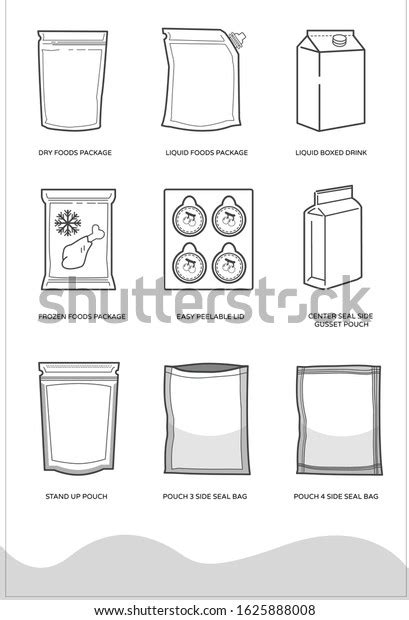 Flexible Packaging Outlines Photos Images And Pictures Shutterstock