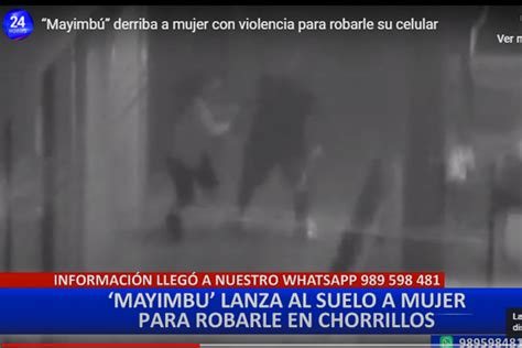 ‘mayimbú Protagoniza Violento Robo Y Lo Capturan En Chorrillos