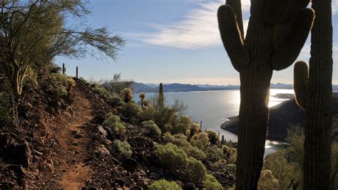 Arizona Hike Yavapai Point Trail Lake Pleasant