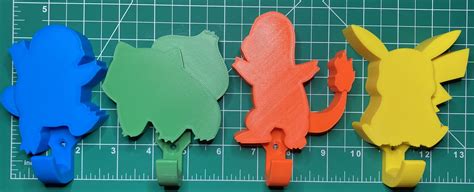 Pikachu Display Hook 3d Printed Etsy