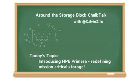 Hpe Primera Intelligent Storage For Mission Critical Apps