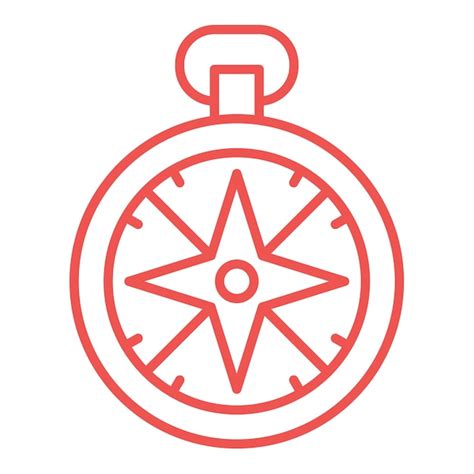 Compass Icon Premium Vector
