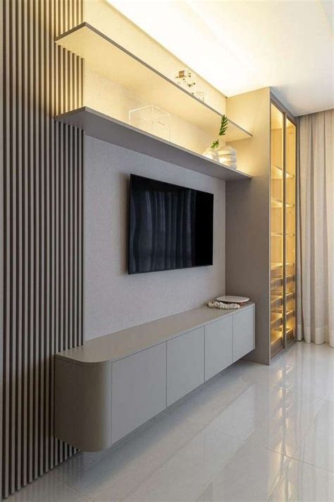 مدل های جذاب جا تلویزیونی روی دیوار با طراحی‌ های خاص برای خانه عروس