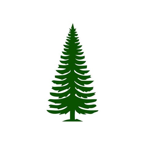 Silhouette Tree Line Drawing Graphics Tree Elements Outline Symbol For Architecture And