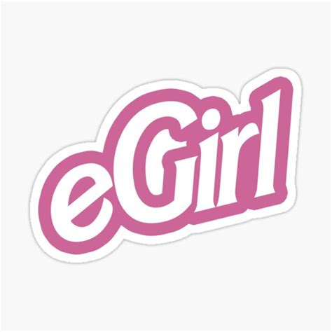 Egirl Sticker By Musicamore Redbubble