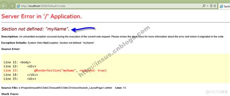 Aspnet Mvc使用rendersection渲染节点51cto博客 Core Mvc