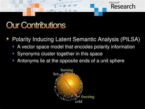 Ppt Polarity Inducing Latent Semantic Analysis Powerpoint