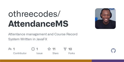GitHub Othreecodes AttendanceMS Attentance Management And Course Record System Written In JavaFX