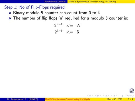 mod 5 synchronous counter using j k flip flop pdf