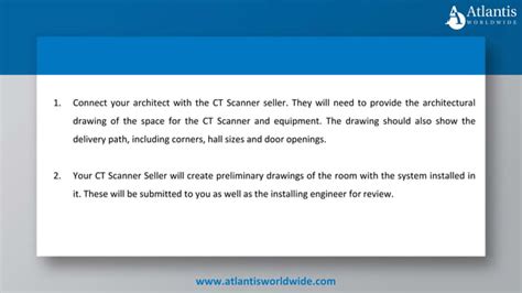 Installing A CT Scanner What To Expect Pptx
