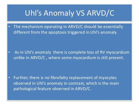 Arvd Vs Uhls Anomaly