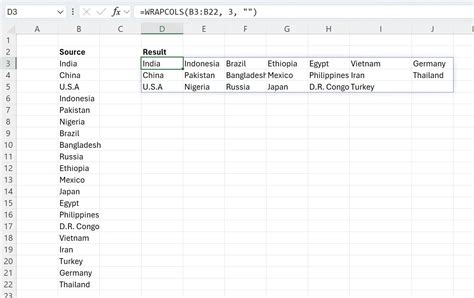 Excel Wrapcols 函数教程 Excel 路线图 Excel Wrapcols 函数教程 Excel 路线图