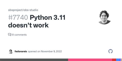 Python Doesn T Work Issue Obsproject Obs Studio GitHub
