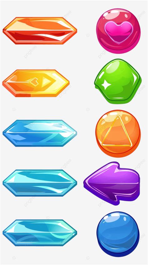 Sprite Sheet Of Arrow Button For Menu Endless Runner Game Game