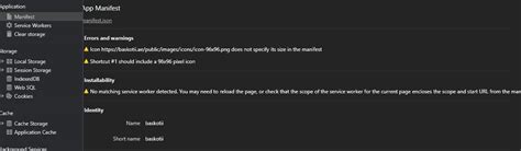 Progressive Web Apps Pwa Laravel Dont Give Me Error In Console But Error In Service Workers
