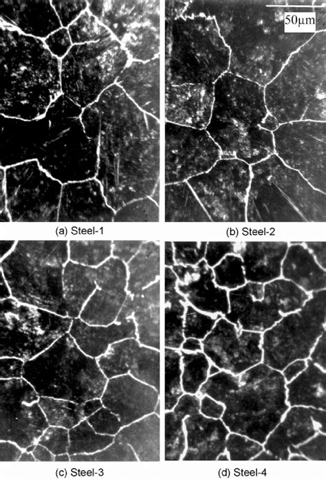 Optical Micrograph Showing Prior Austenite Grain Boundaries Of Steels