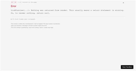 React Url Preview Forked Codesandbox