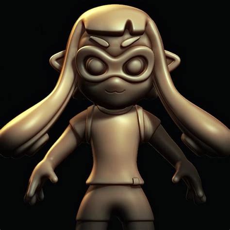 Inkling Splatoon Fan Art Chibi Rsplatoon3