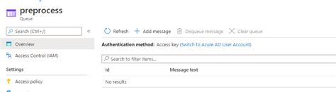 Python 3x Azure Functions Queue Empty Stack Overflow