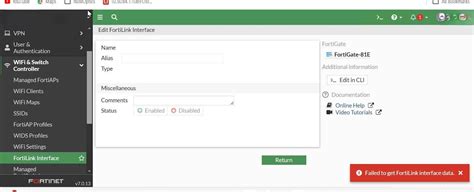 How To Fix Unable To Configure Fortilink Failed To Get Fortilink