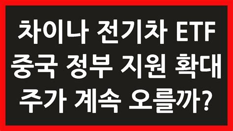 차이나 전기차 Solactive 주가 전망 타이거 Tiger Etf 레버리지 중국 2차전지 배터리 주식 장기 투자 장투 단타 구성 종목 정부 지원 확대 굿~ Youtube