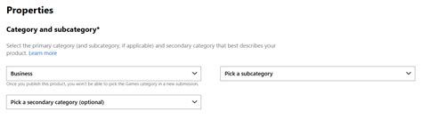 Categories And Subcategories For Msix App Windows Apps Microsoft Learn