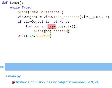 Python Vision Sensor Detecting Multiple Objects Programming Support VEX Forum