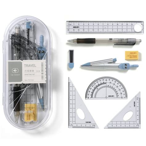 Waremew Compass Set For Geometry Math Geometry Kit 8 Pieces For