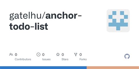 GitHub Gatelhu Anchor Todo List