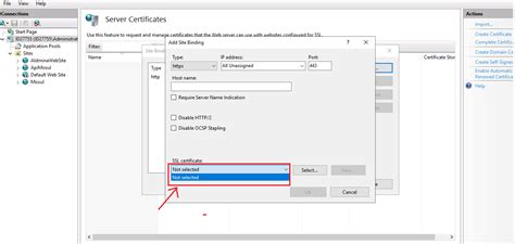 ssl certificate installation issue deleted microsoft qanda