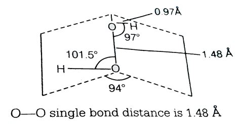 The Structure Of H O Is Sarthaks EConnect Largest Online Education Community