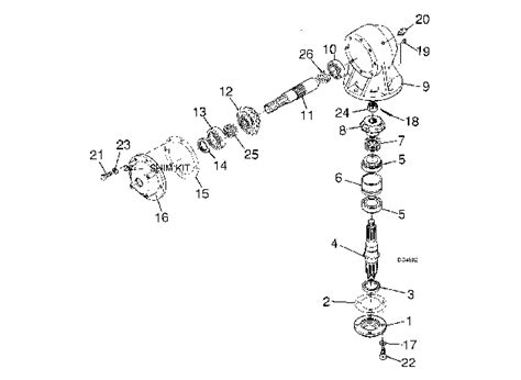 Woods 2126 Multi Spindle Cutter Spindle Gearbox Assembly Parts And Diagram