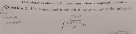 Solved Calculator Is Allowed But You Must Show Computation Chegg